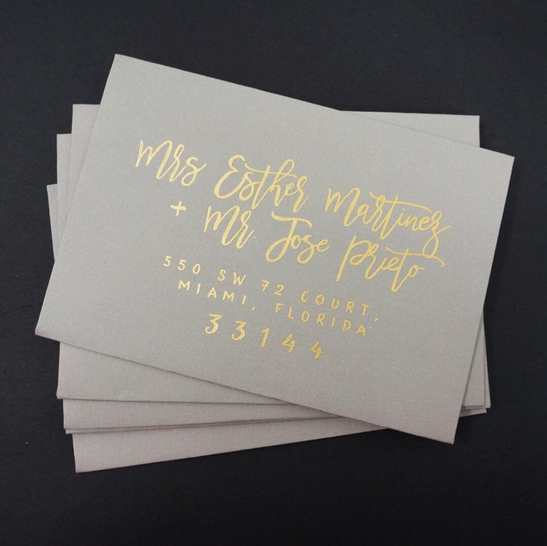Envelope Calligraphy Elegant Handwritten Addresses | Etsy