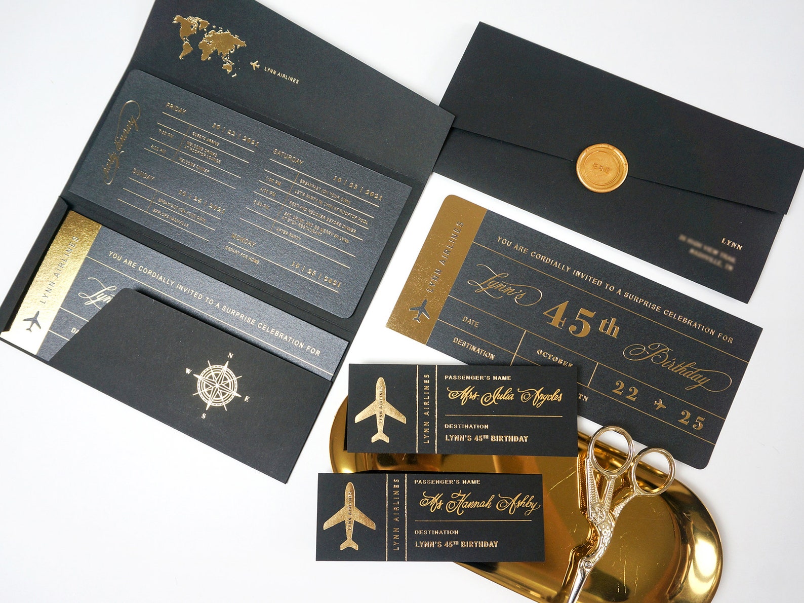 Custom Boarding Pass Birthday Invitation Travel Theme - Etsy