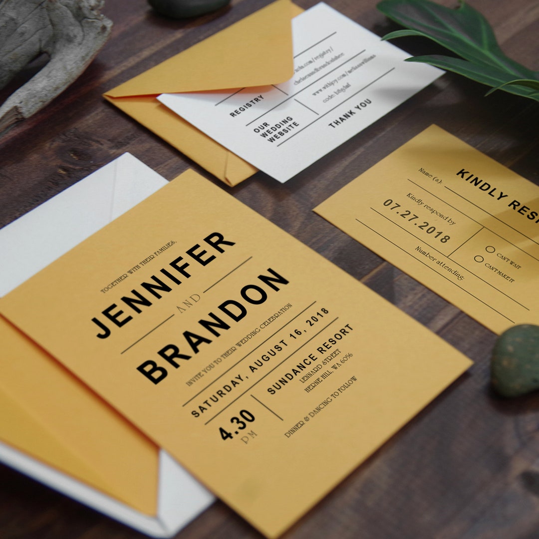 Wedding Invitation PHYSICAL SAMPLE #11-#37 - Etsy