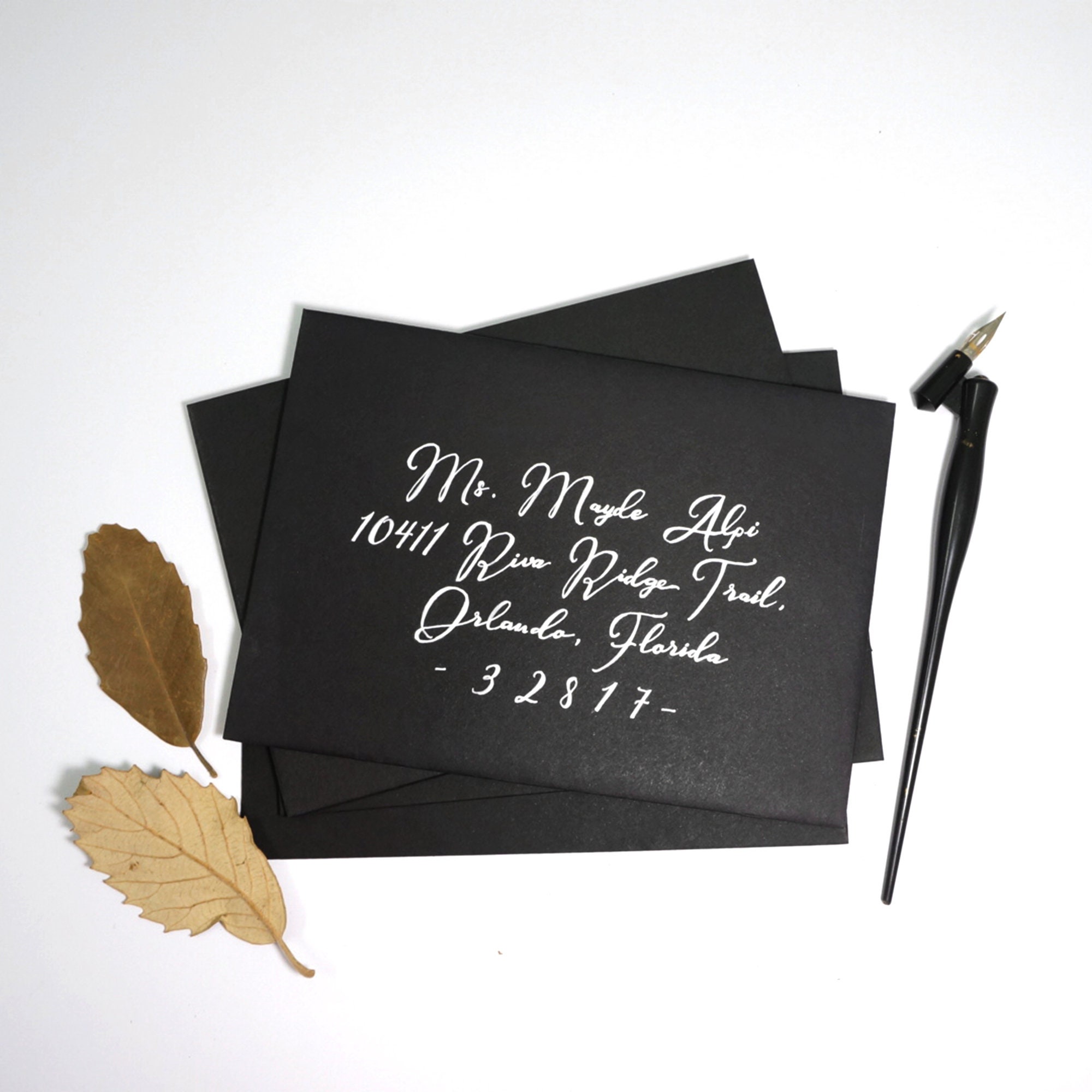 Envelope Calligraphy Elegant Handwritten Addresses | Etsy