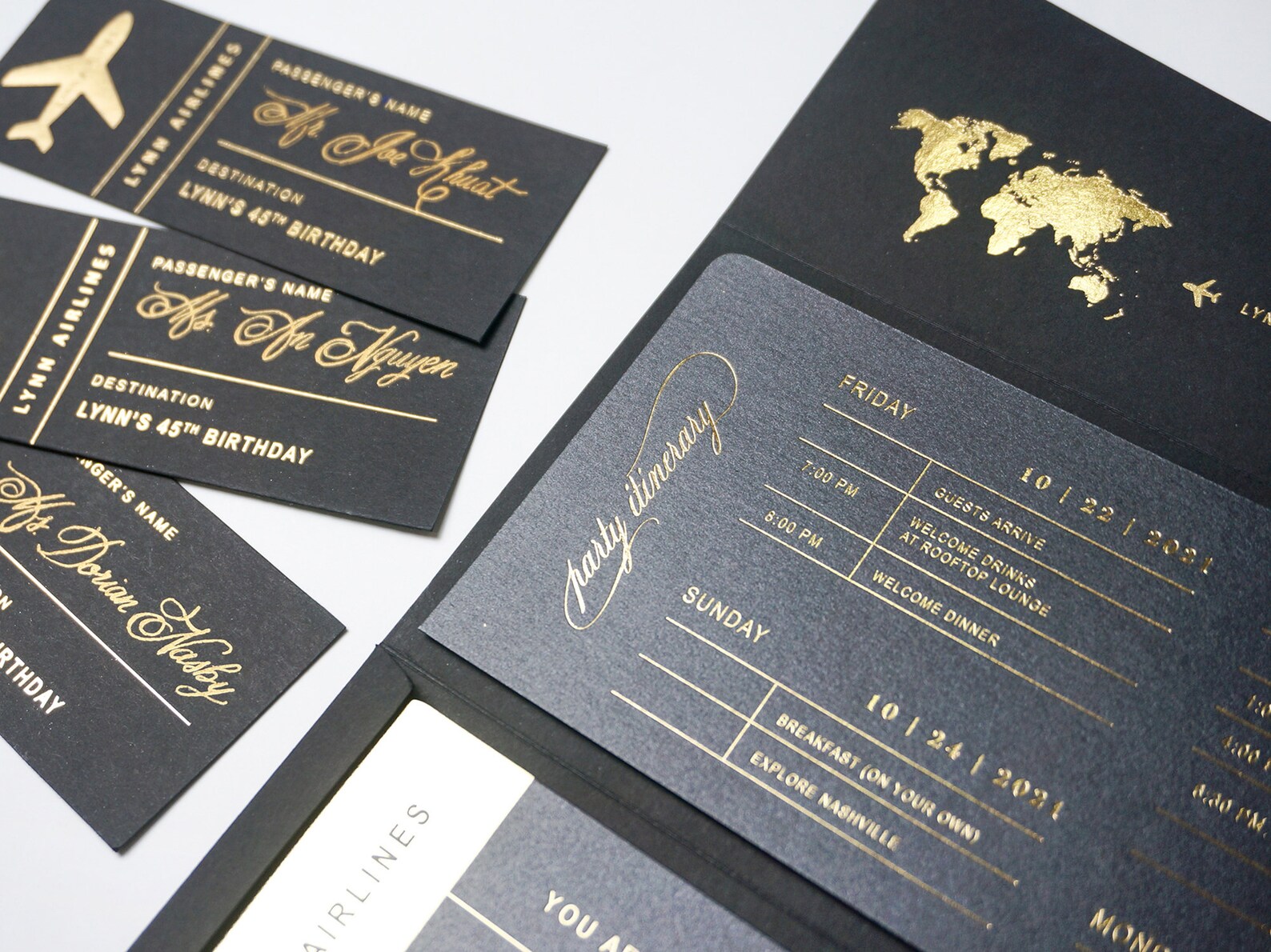 Custom Boarding Pass Birthday Invitation Travel Theme - Etsy