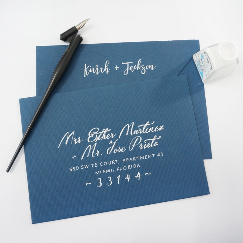 Envelope Calligraphy Elegant Handwritten Addresses - Etsy