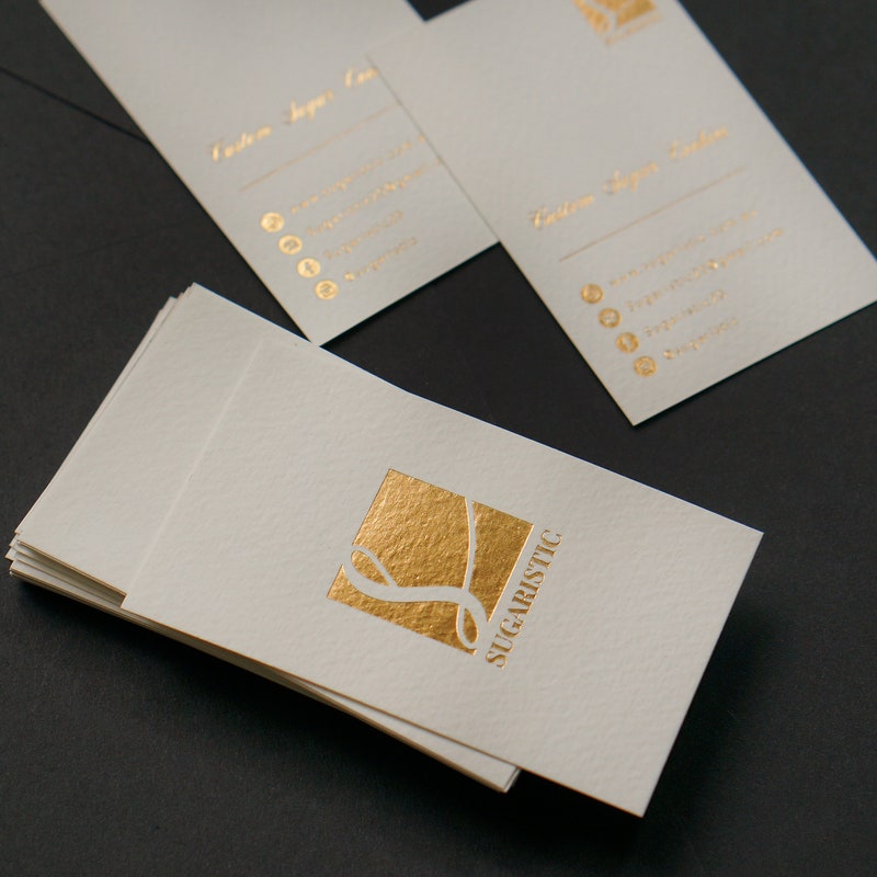 Gold Foil Card - Etsy