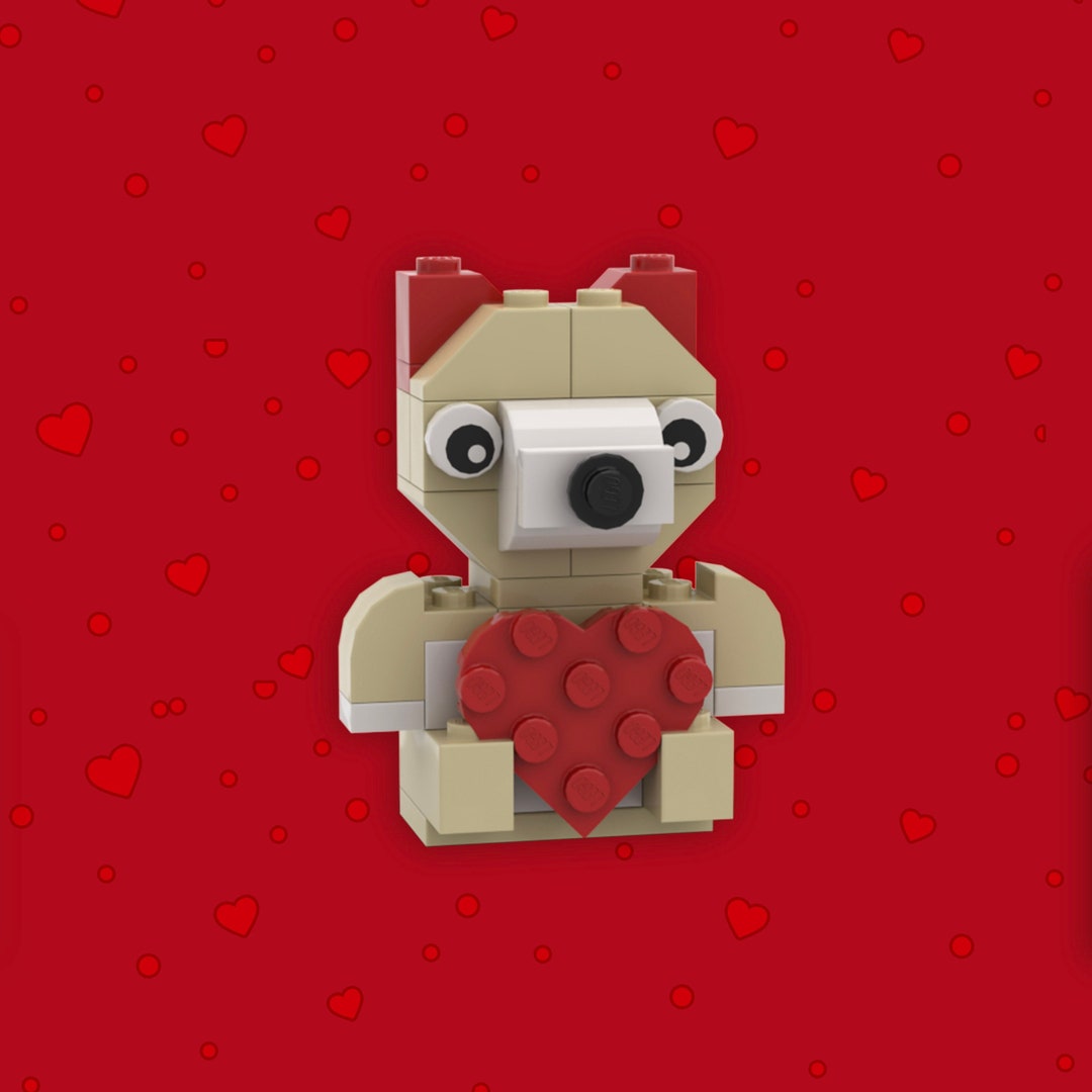 Build a Anniversary Bear With Genuine LEGO Make Your Own - Etsy