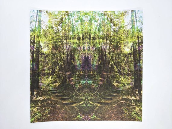 Psychedelic Trippy Trees Blotter Art LSD Art Print | Etsy