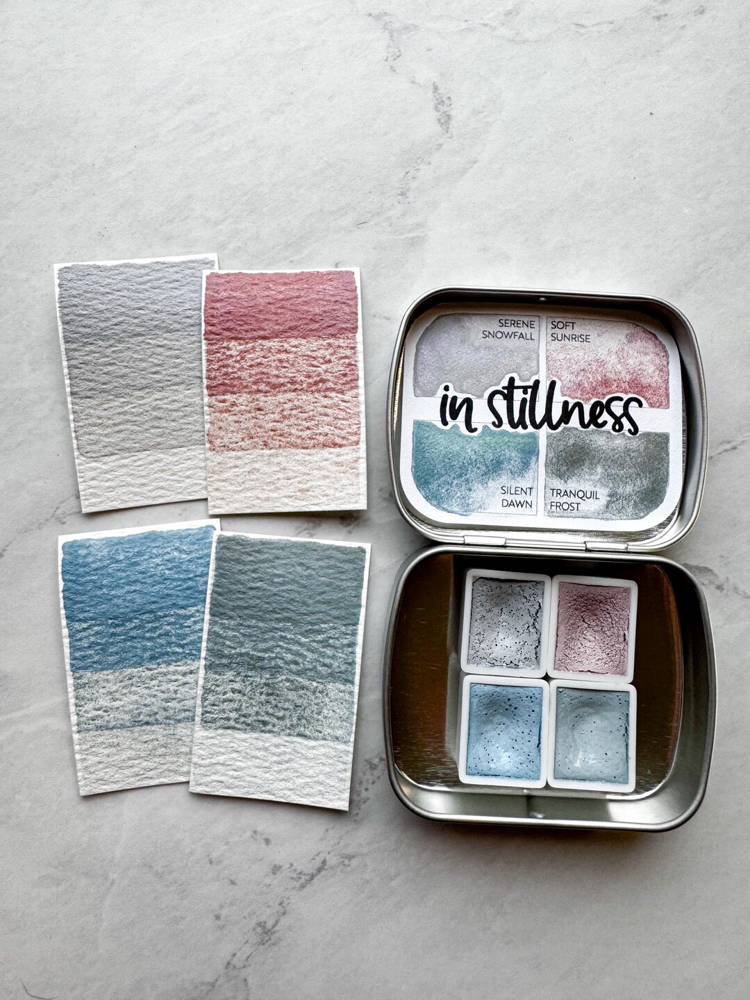 Shimmering Handmade Watercolor Paint Set: Vegan Artist Grade - in ...