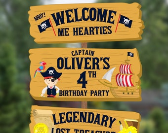 Pirate Party Sign - Etsy
