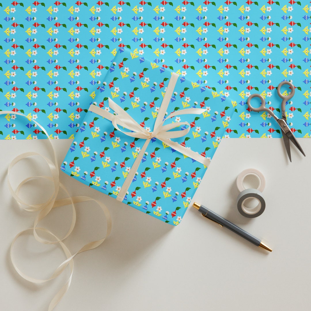 Pikmin Wrapping Paper Sheets - Etsy