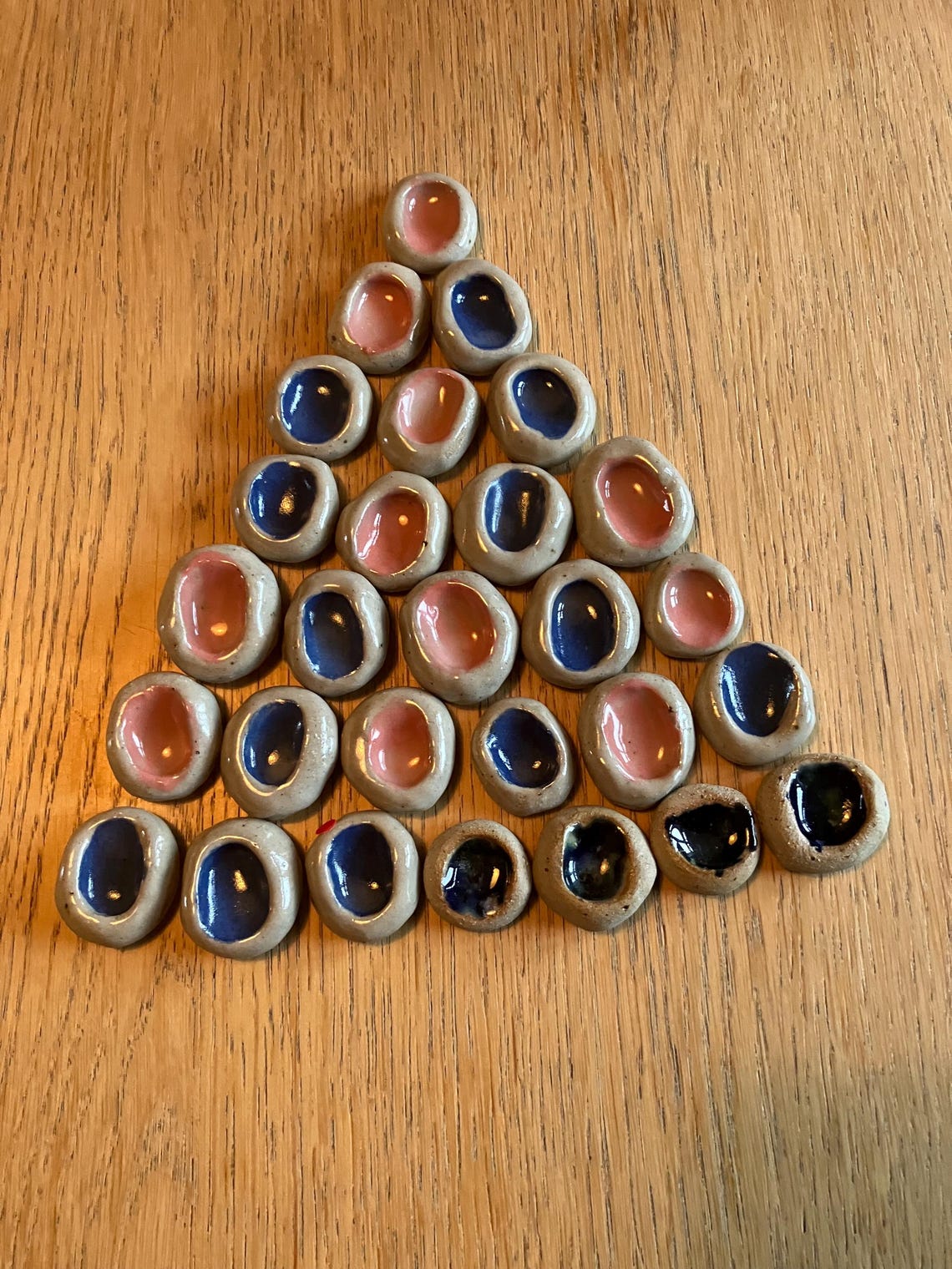 Ceramic Thumb Stone/pebble for Worry/anxiety - Helps to Calm and Relive ...
