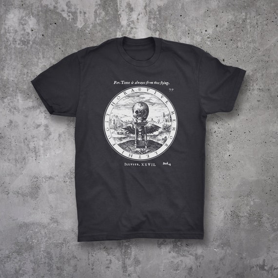 Vive Memor Lethi Fugit Hora Vintage Memento Mori Engraving - Etsy