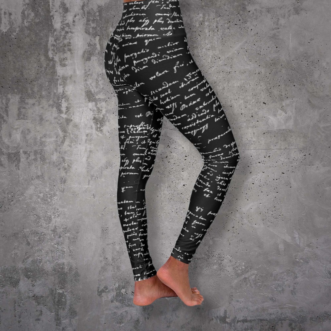 Isaac Newton's Journal - Gothic - Steampunk - High Waisted Yoga ...