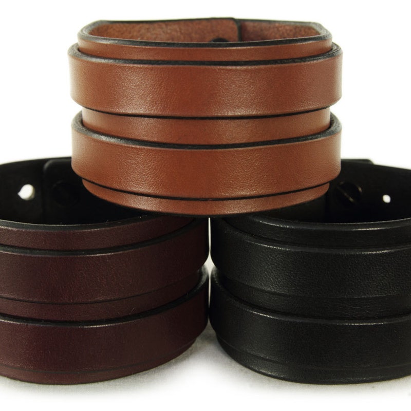Leather Cuff - Etsy