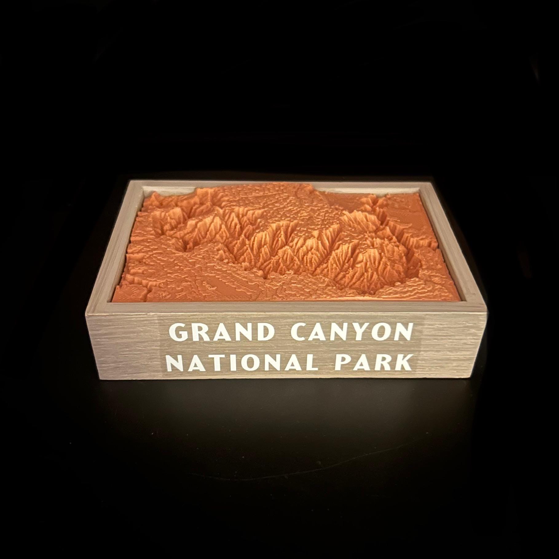 Mini Grand Canyon National Park Topographic Model - 3D Printed! [3in X ...