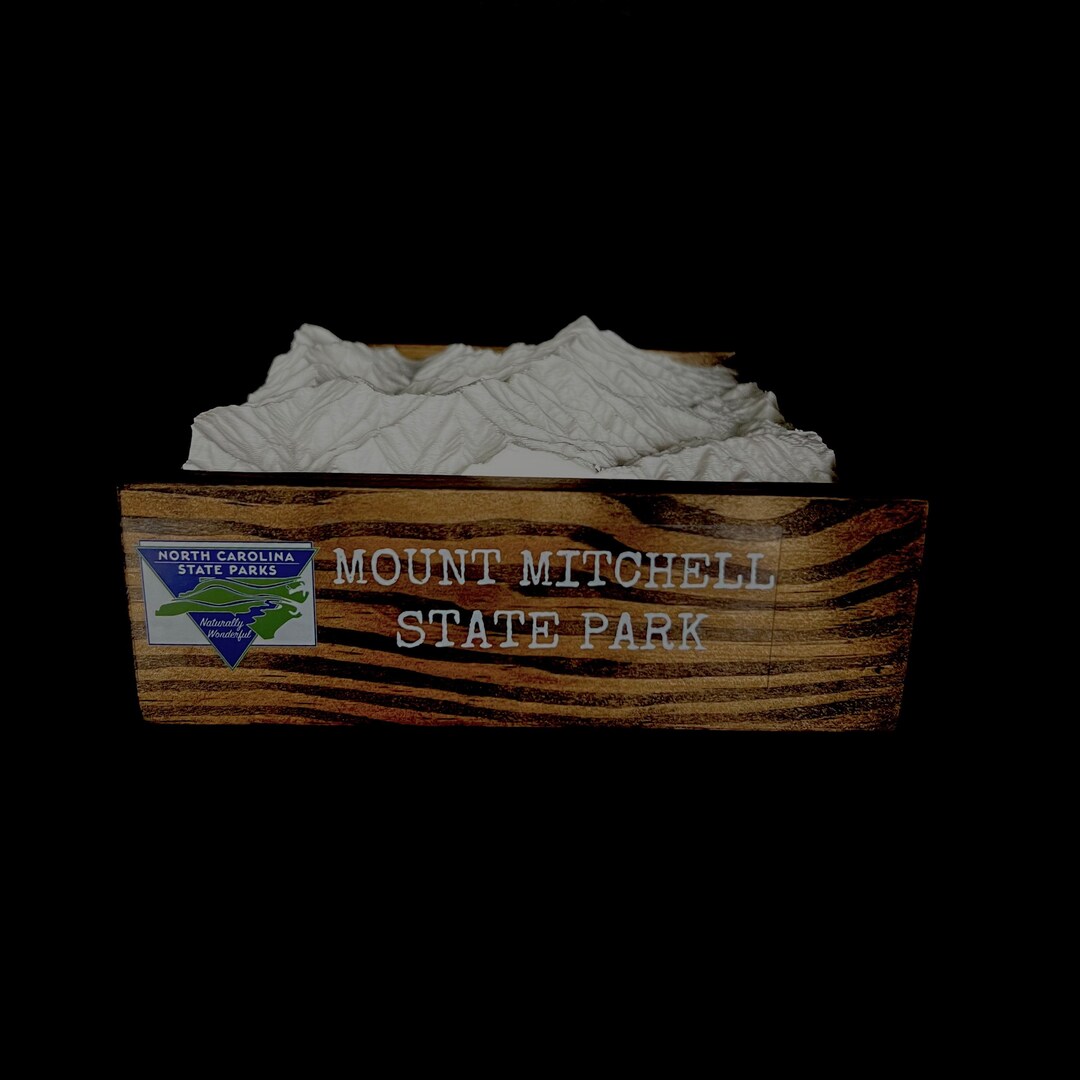 Mount Mitchell State Park - 3D Printed Topographical Landscape Model - Etsy