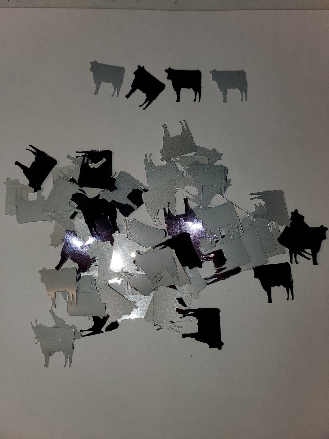 Cow Confetti, Party Confetti, Animal Shape Confetti, Party Foil, Cow ...