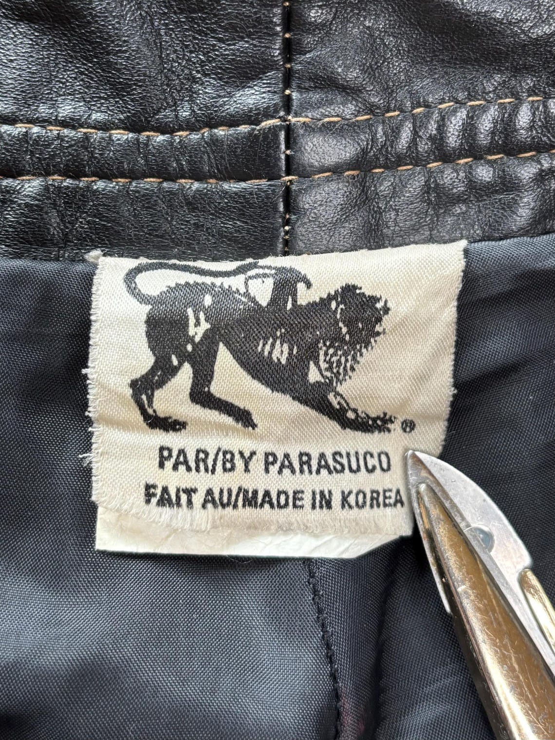 Vintage Parasuco Leather Pants 00s High Rise Boot Cut - Etsy