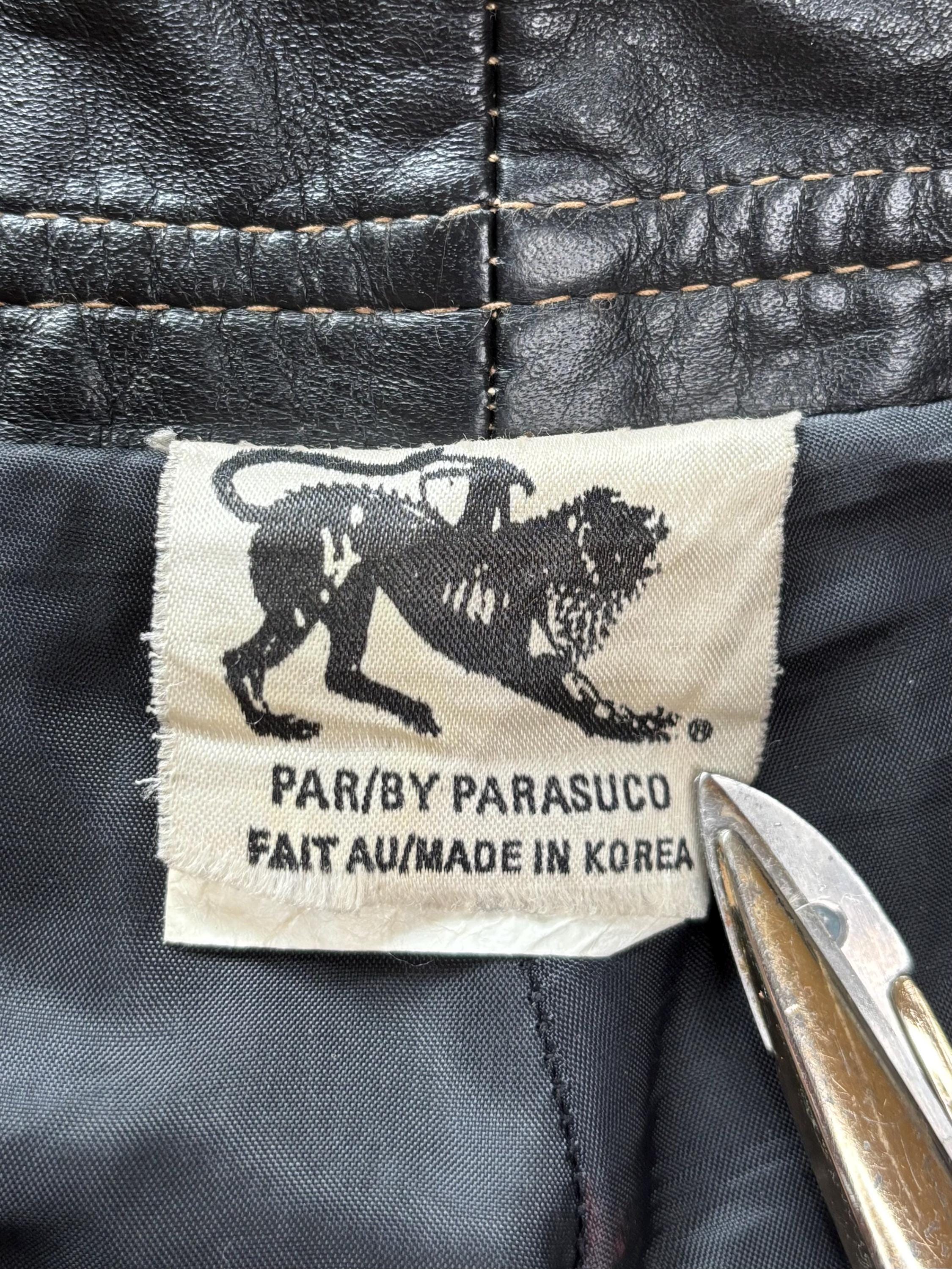Vintage Parasuco Leather Pants 00s High Rise Boot Cut - Etsy