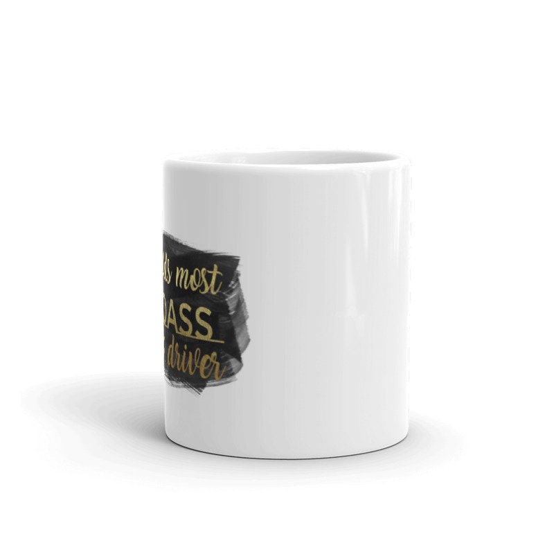 Worlds Most Badass Uber Driver Coffee Mug - Etsy España