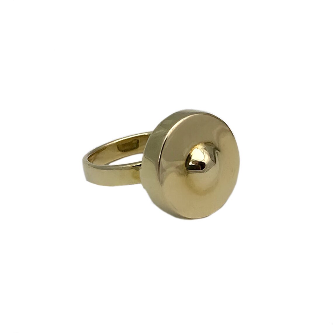 Fair Trade Recycled Gong Bomb Ring Fair Trade Circle Bomb - Etsy