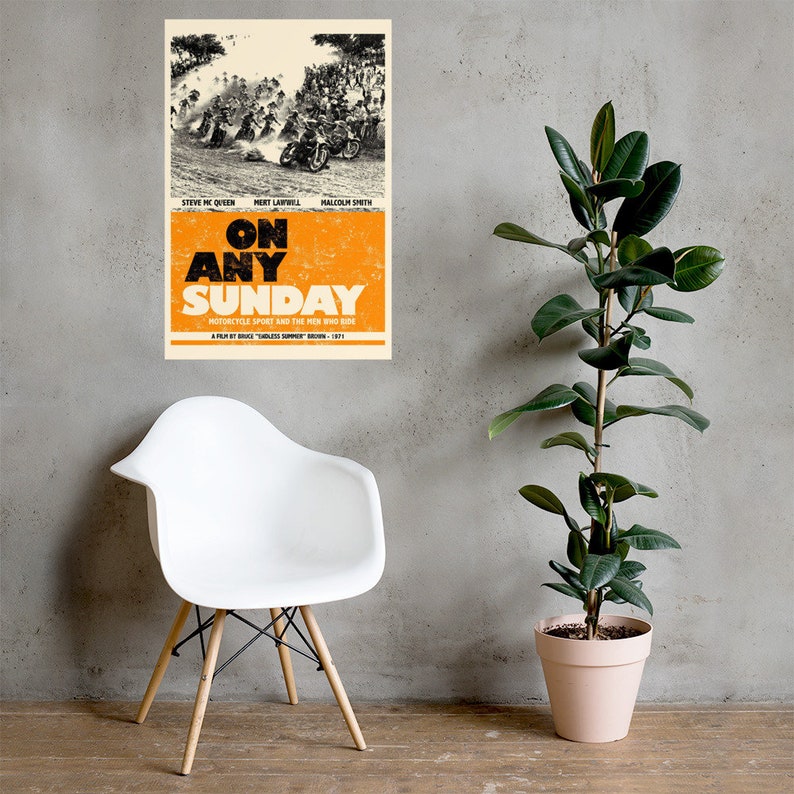On Any Sunday Poster - Etsy