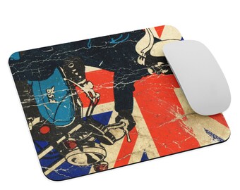 Mouse Pad Chicago Outlaws Member on Motorcycle Early 60's - Etsy