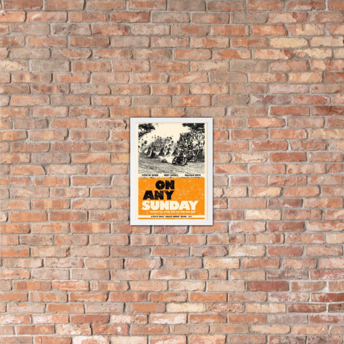 On Any Sunday Framed Poster - Etsy