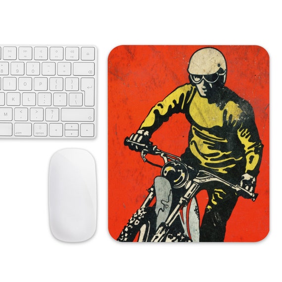 Vintage Motocross Mouse Pad | Etsy