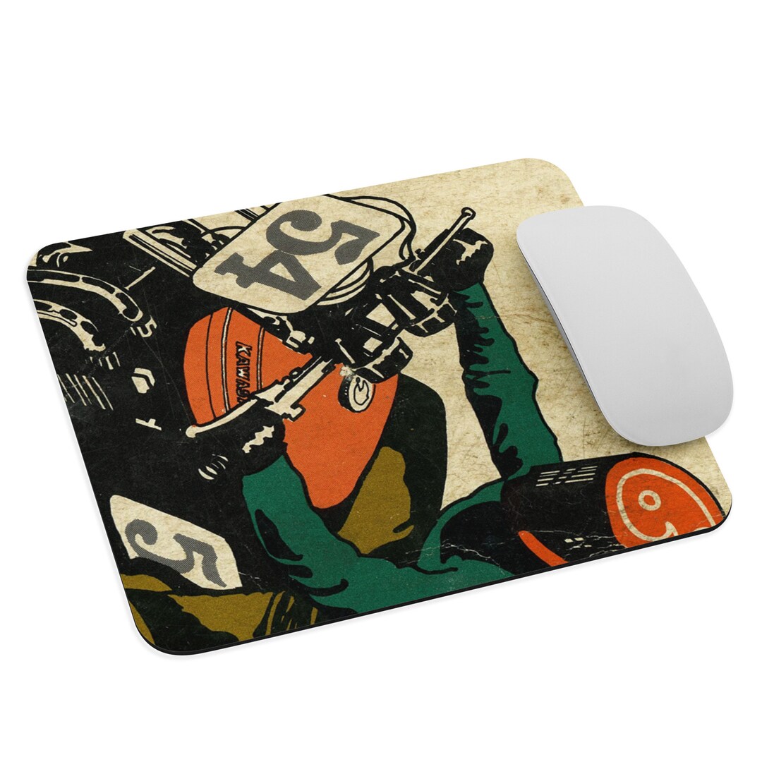 Cafe Racer Motorcycle Mouse Pad - Etsy