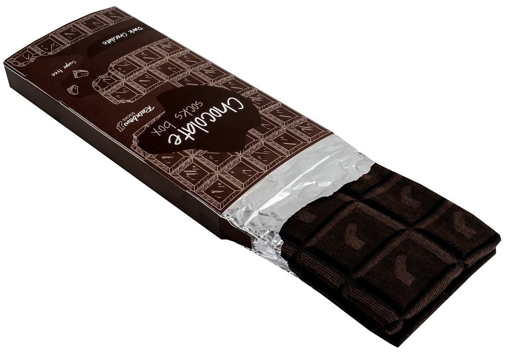 Dark Chocolate Socks Box - Rainbow Socks® - Etsy