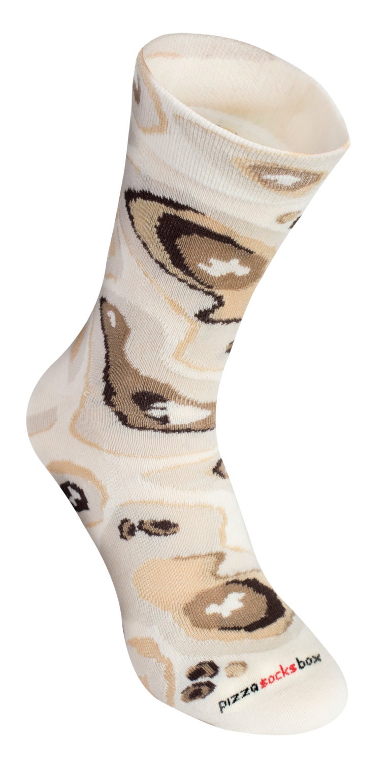 Pizza Socks Box 4 pair Mix Seafood Pepperoni Italian Pizza | Etsy