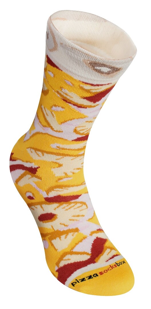 Pizza Socks Box 4 Pair Hawaii Pizza Original Unique Socks Made in UE ...