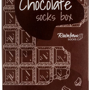 Milk Chocolate Socks 1 Pair Great Birthday Gift for Men and Woman ...