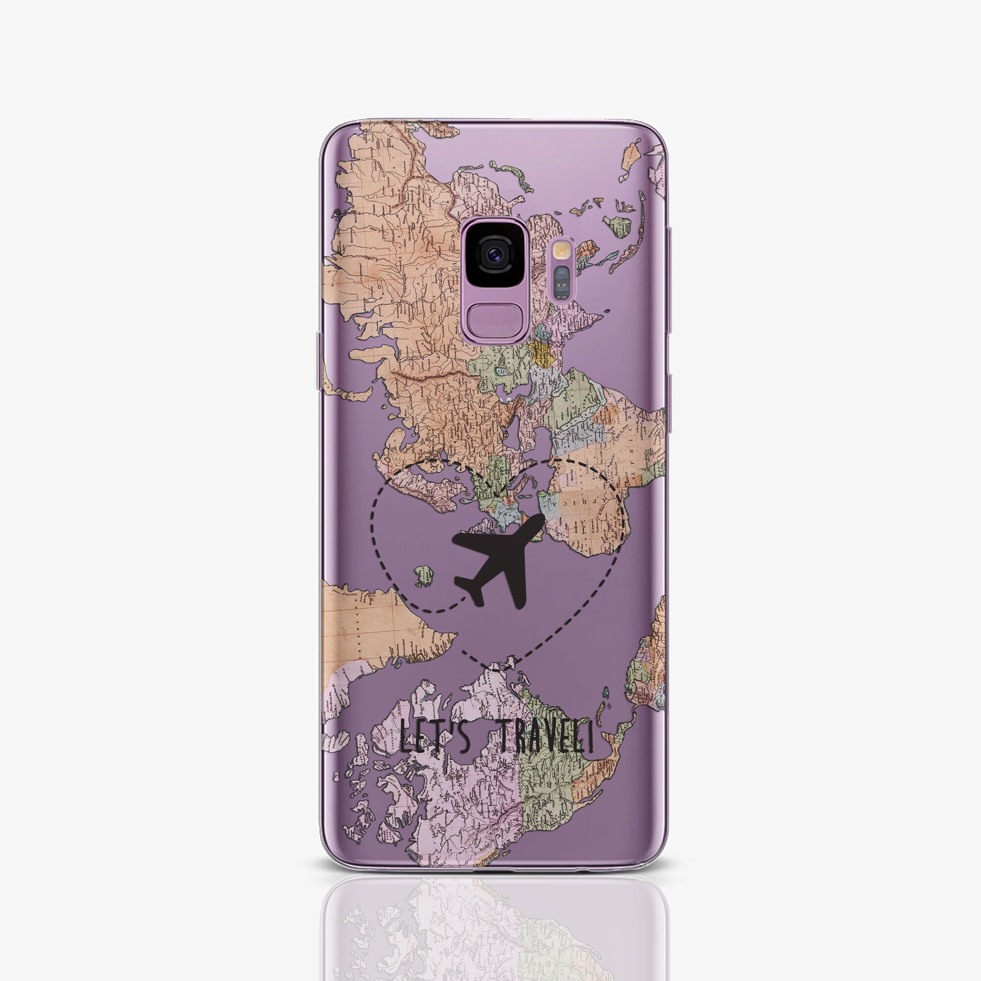 World Map iPhone XR Case Clear iPhone 7 Case iPhone 8 Plus | Etsy