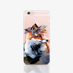 Cute Fox iPhone X Max Case Trendy iPhone 7 Plus Cover Animal - Etsy