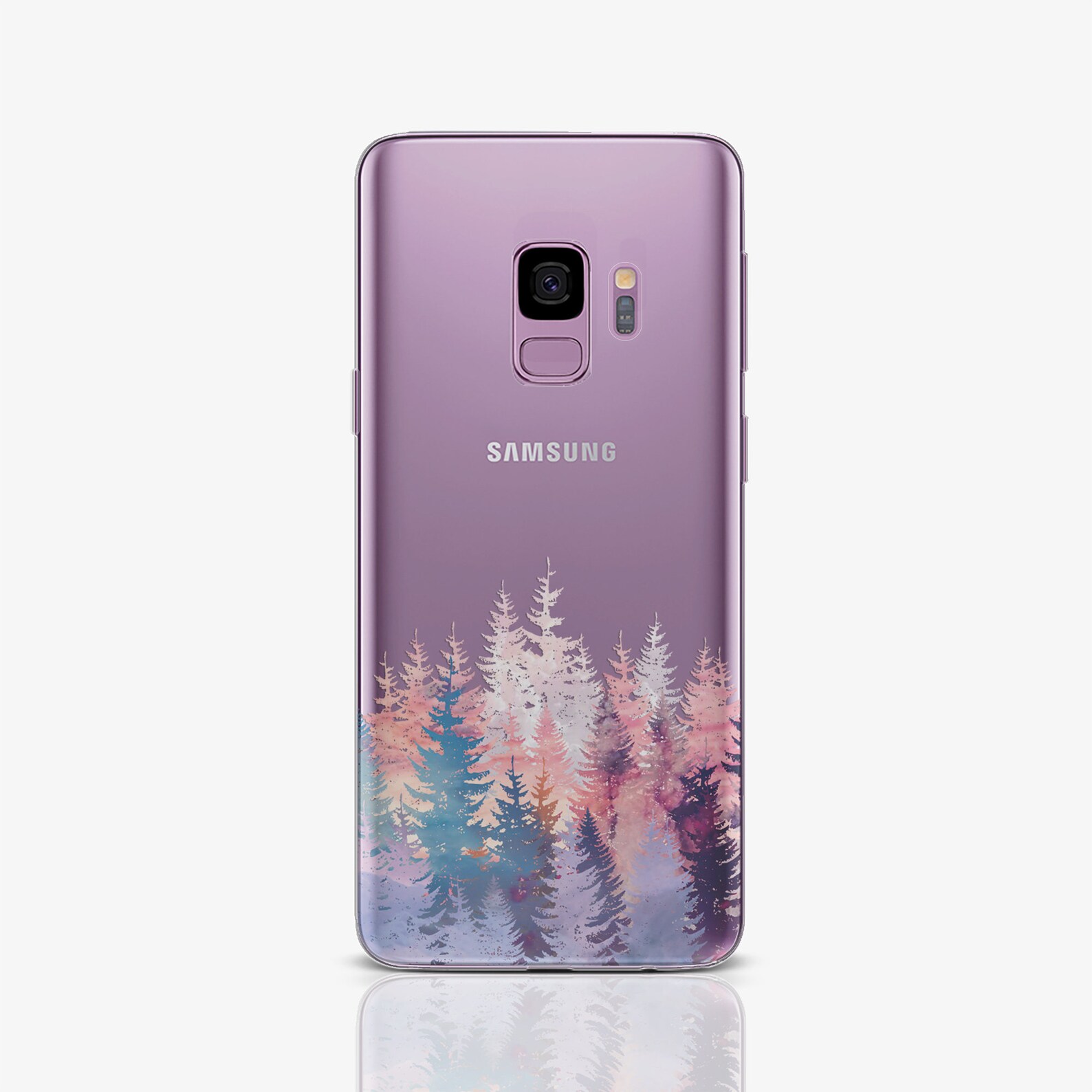 Samsung Clear Case Colorful Forest Design Samsung Galaxy Case | Etsy