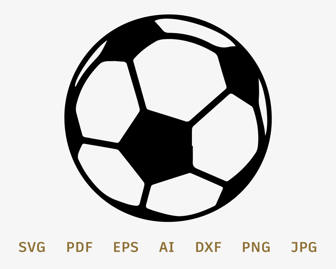 Soccer Ball Clipart Black And White Vector