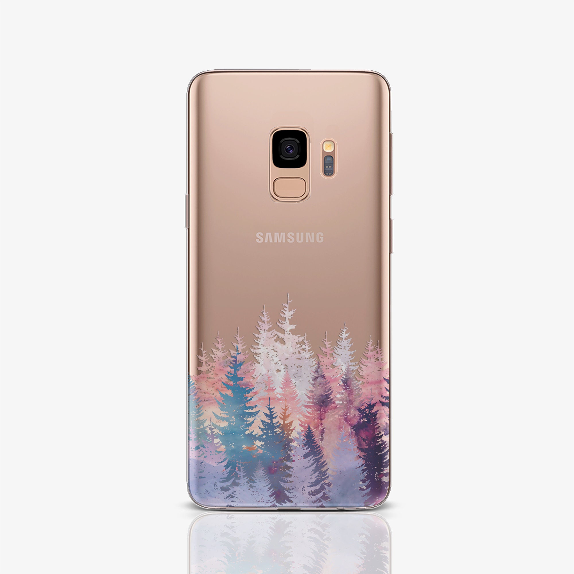 Samsung Clear Case Colorful Forest Design Samsung Galaxy Case | Etsy