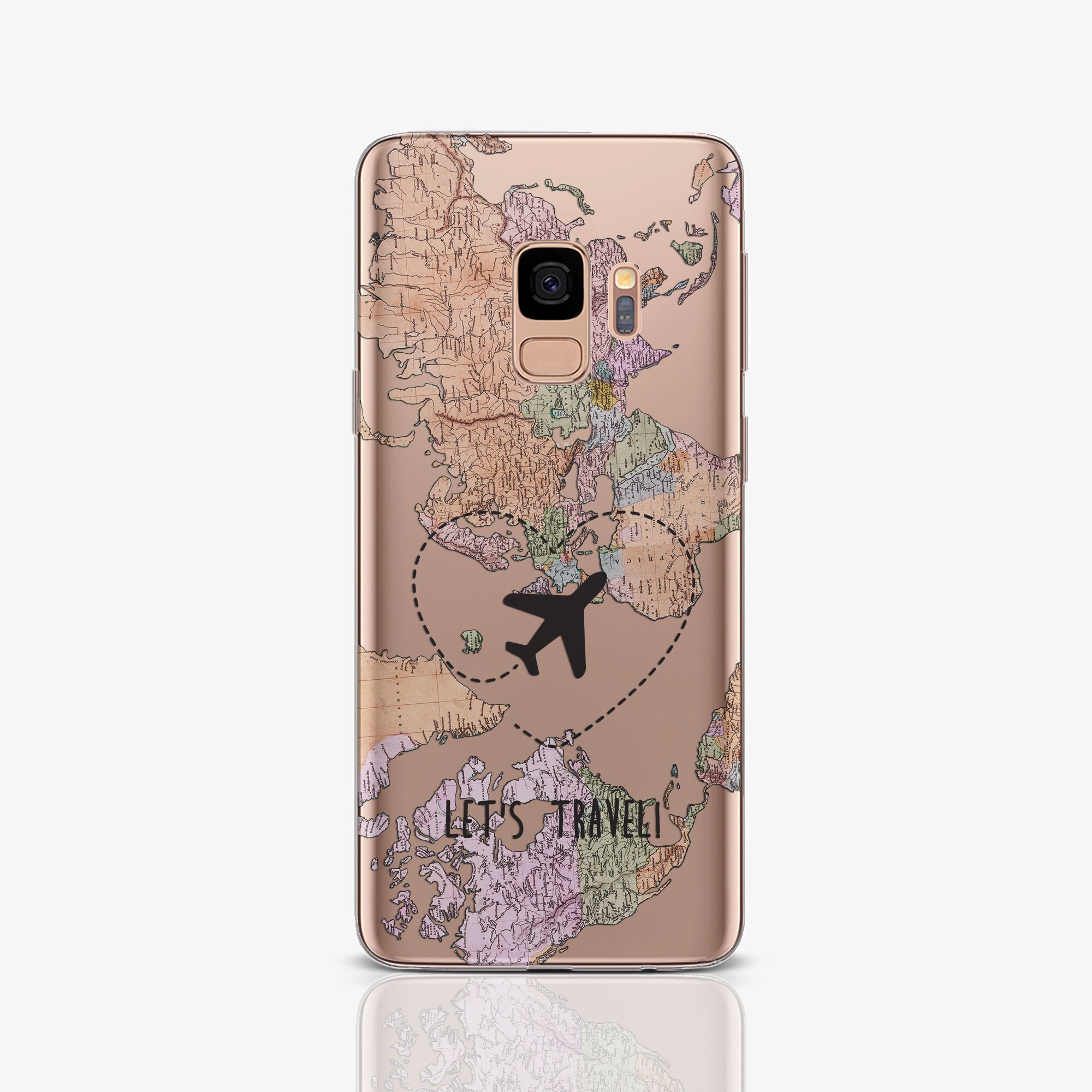 World Map iPhone XR Case Clear iPhone 7 Case iPhone 8 Plus | Etsy