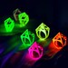 Neon Orange 3D Printed Ring Sci-fi Jewelry Geometric Pyramid - Etsy