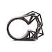 Architectural Titanium Ring, 3D Printed Jewelry, Light Metal Ring ...