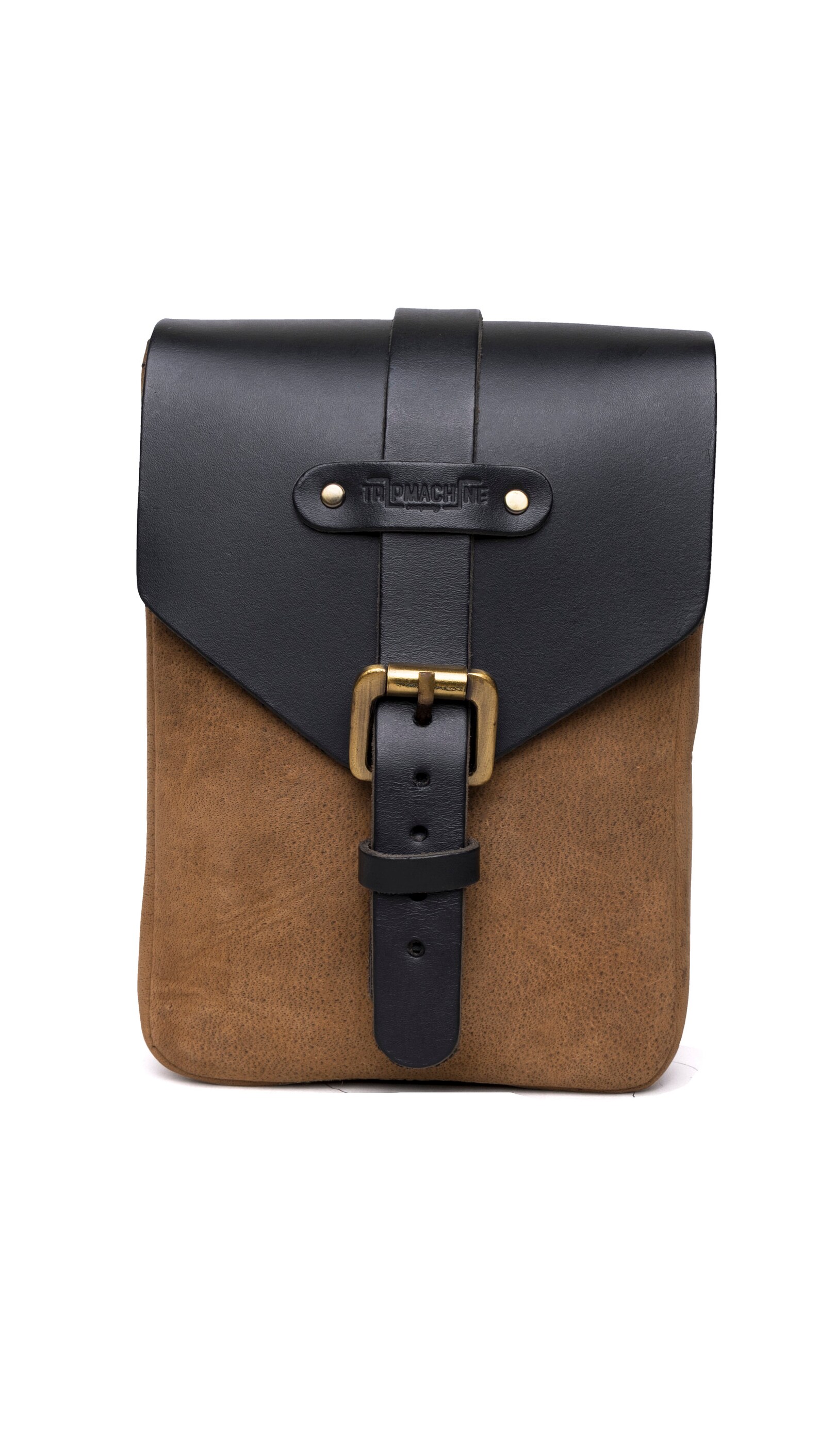 Leather Motorcycle Tank Pouch Tobacco Brown - Etsy