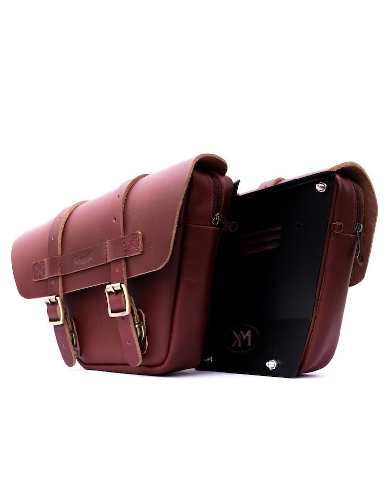Royal Enfield Interceptor 650, GT 650 & Bear 650 Leather Side Panel Bag ...