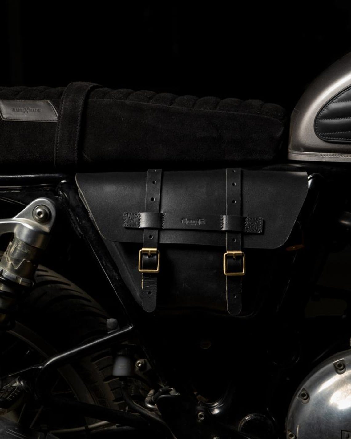 Royal Enfield Interceptor 650, GT 650 & Bear 650 Side Panel Bag | Full Grain Leather Motorcycle ...