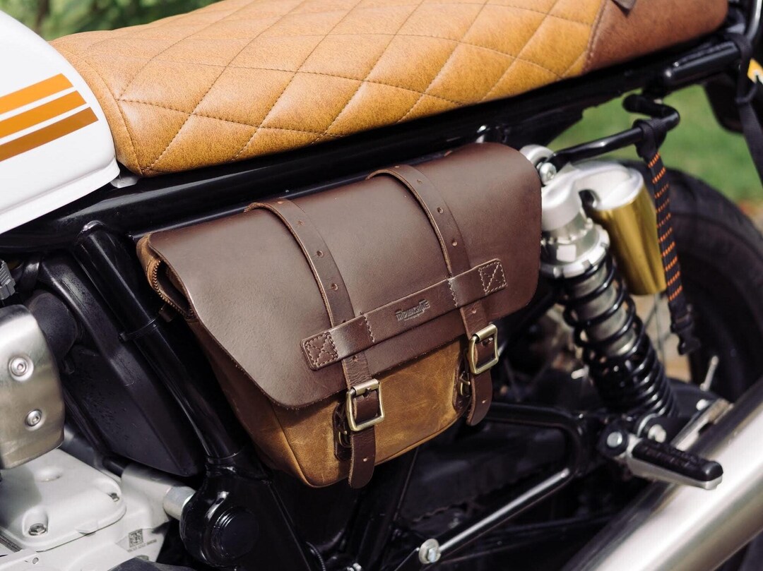 Royal Enfield Interceptor/gt 650 Side Panel Bag Premium Leather ...
