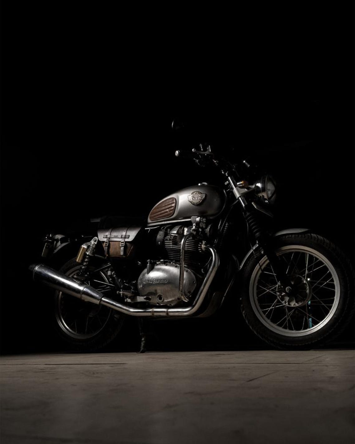 Royal Enfield Interceptor 650, GT 650 & Bear 650 Side Panel Bag | Full Grain Leather Motorcycle ...