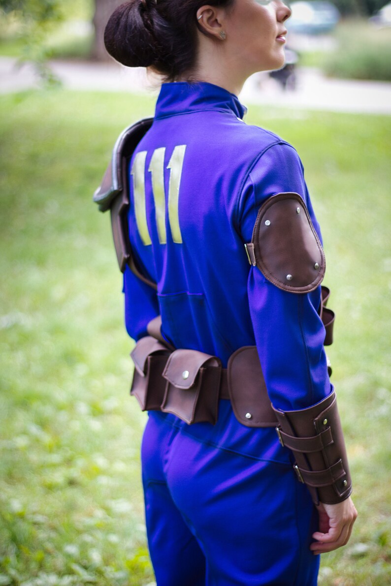 VAULT DWELLER Armor Set. Vault Leather Attachments. Nuclear Wasteland ...