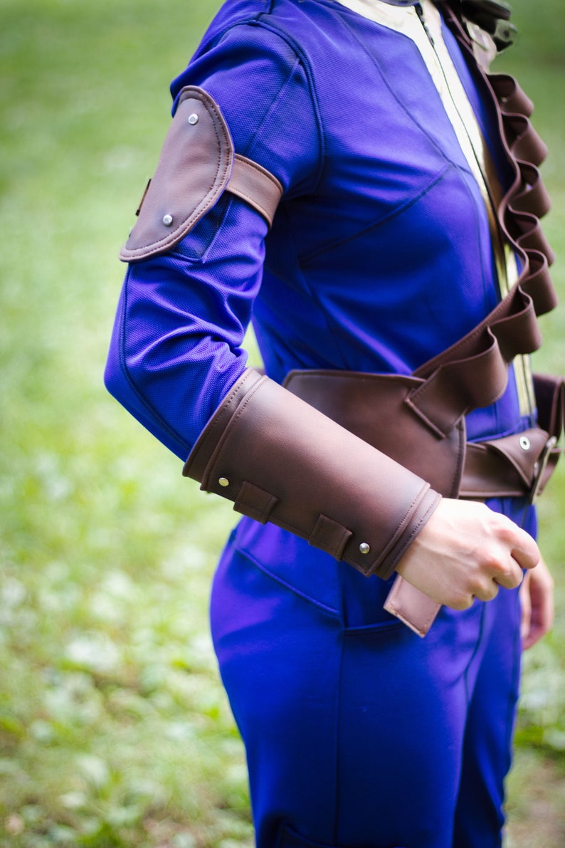 VAULT DWELLER Armor Set. Vault Leather Attachments. Nuclear Wasteland ...