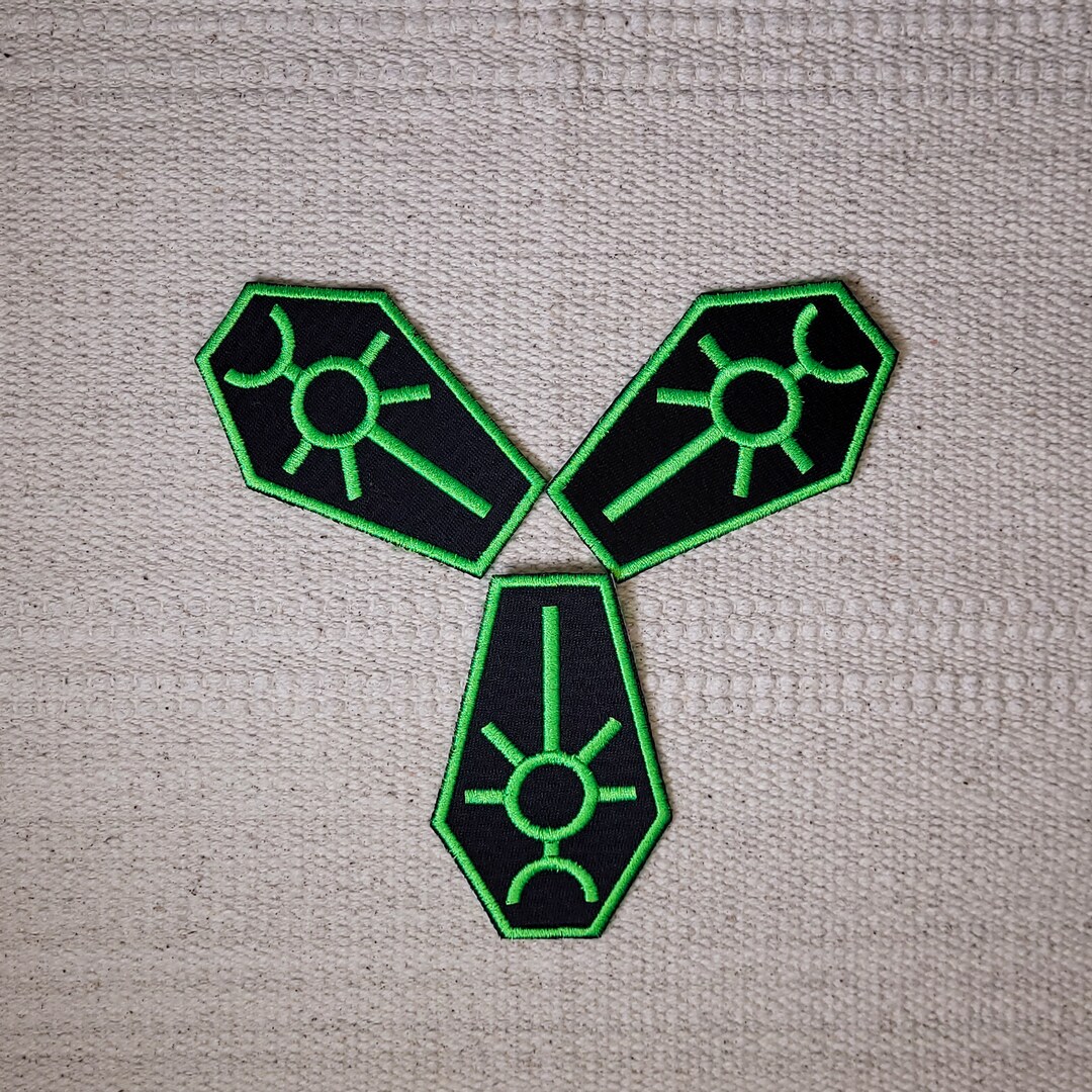 NECRONS Iron on PATCH From Wh40k Universe. Necrontyr Embroidered Patch ...