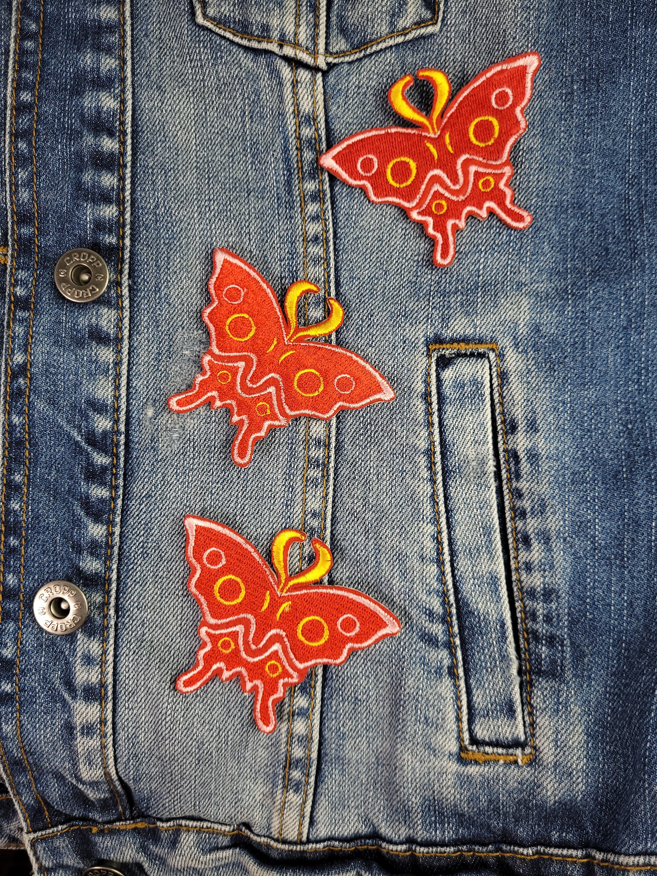 ADA WONG Iron-on PATCH From Resident Evil. Embroidery Butterfly Patch ...