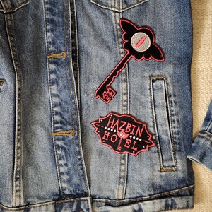 Hazbin Hotel Iron on Embroidered Patch. Charlie Morningstar Key ...